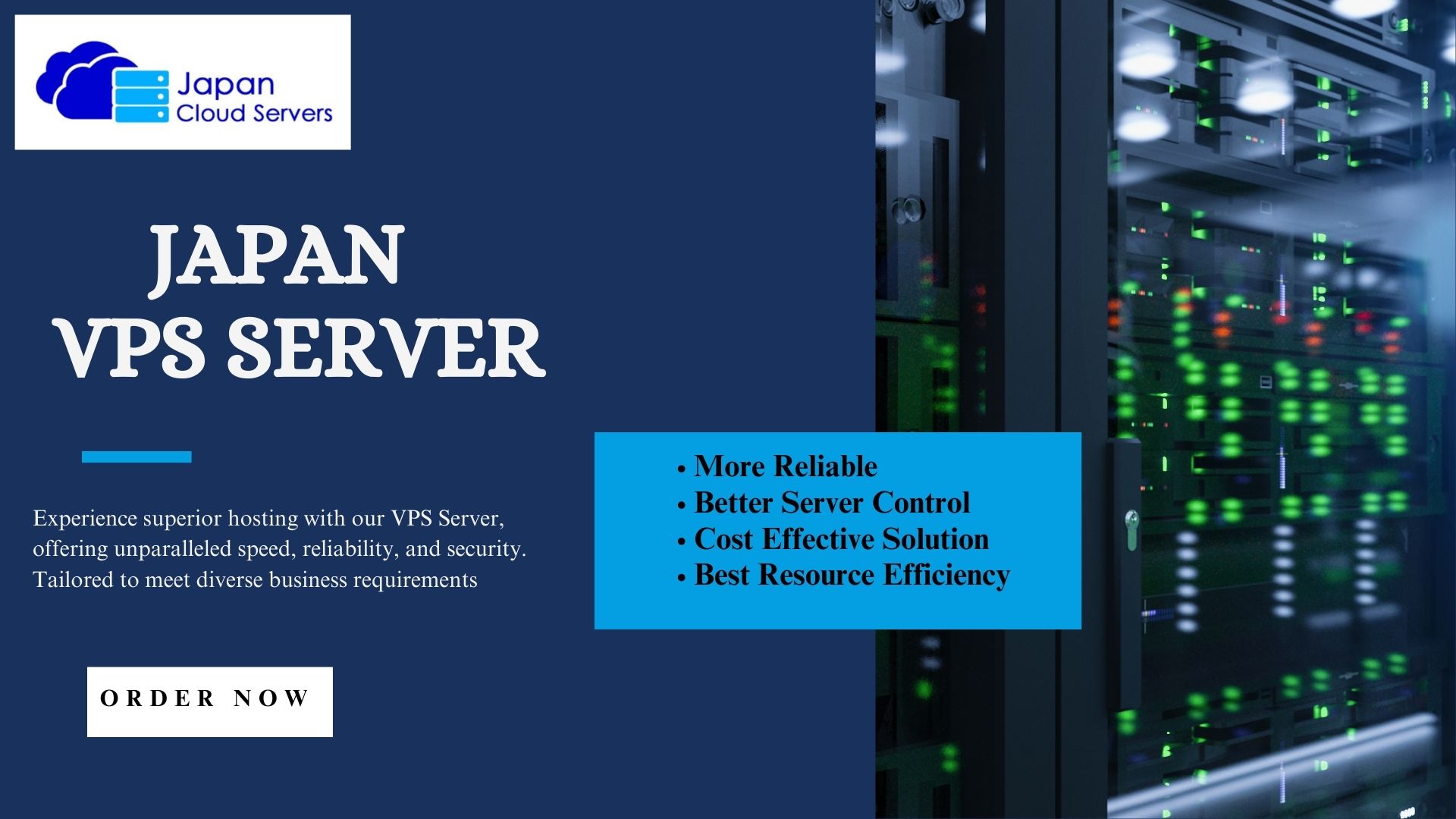Experience Superior Speed and Reliability with Japan VPS Server